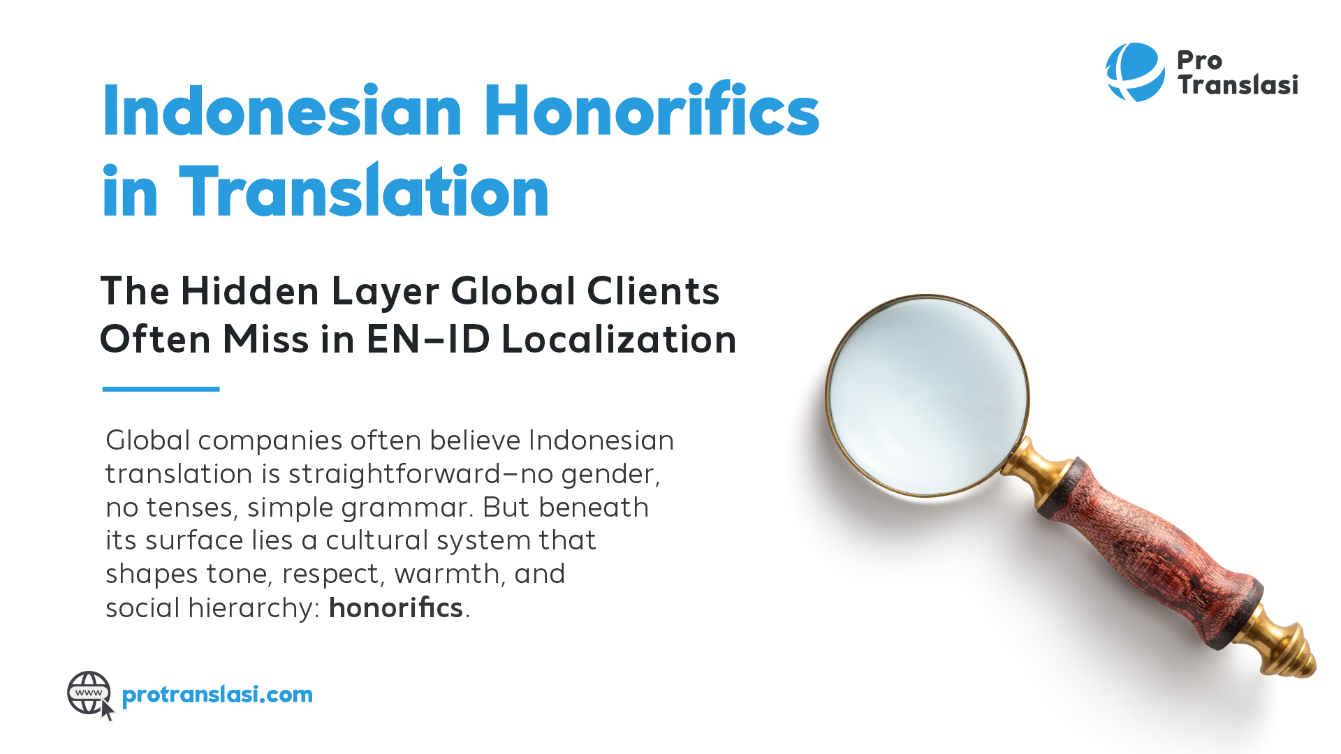 English To Indonesian Translator | Indonesian Honorifics in Translation